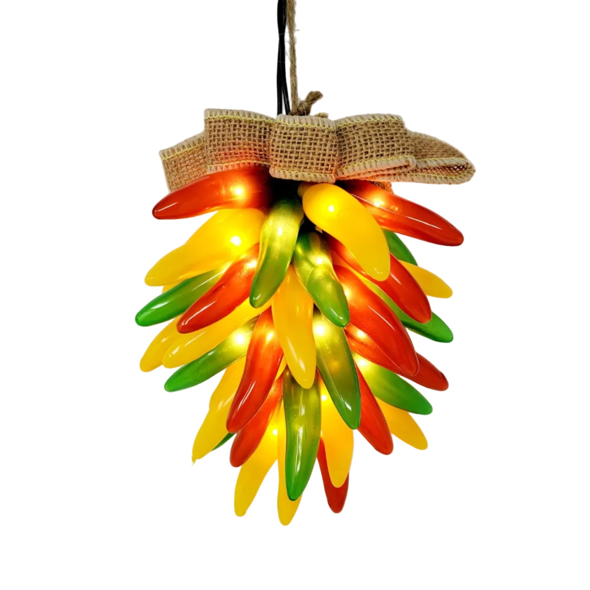 35 Light Chile Pepper Lighted Ristra Red/Green/Yellow – More Than Christmas
